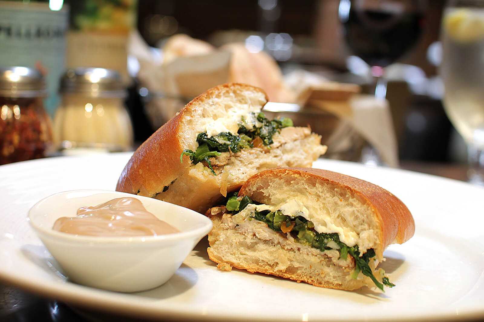 BROCCOLI RABE PANINI - Gino's Long Beach